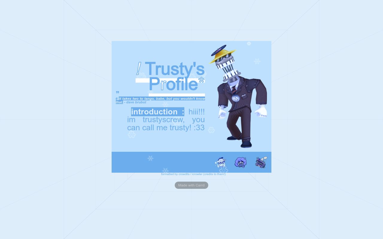 trusty's profile